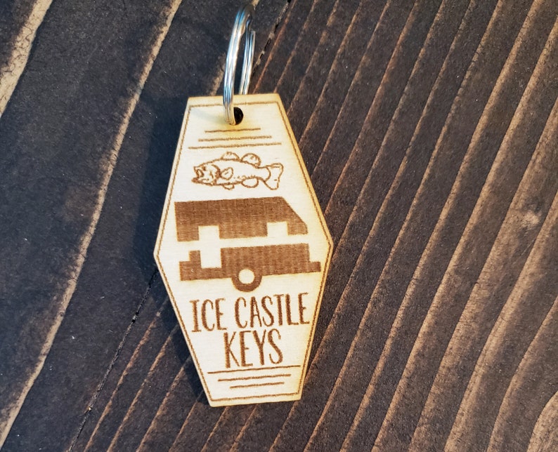Ice Castle Keys, Wood Key Chain, Key Chain Accessories, Ice Castle, Ice ...