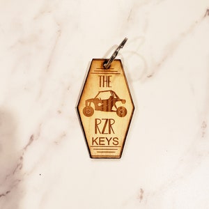Keys to the RZR, Wood Key Chain, Key Accessories! - Etsy
