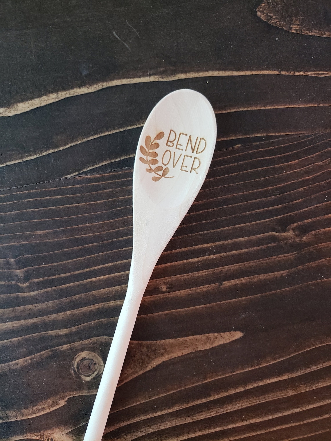 Wood Spoon Bend Over Wood Spoon Gift Wood Design - Etsy