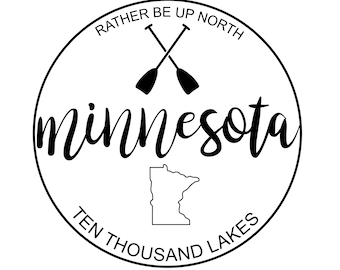 MN Paddle SVG, Minnesota JPG, Clipart, Cut Files for Silhouette ...