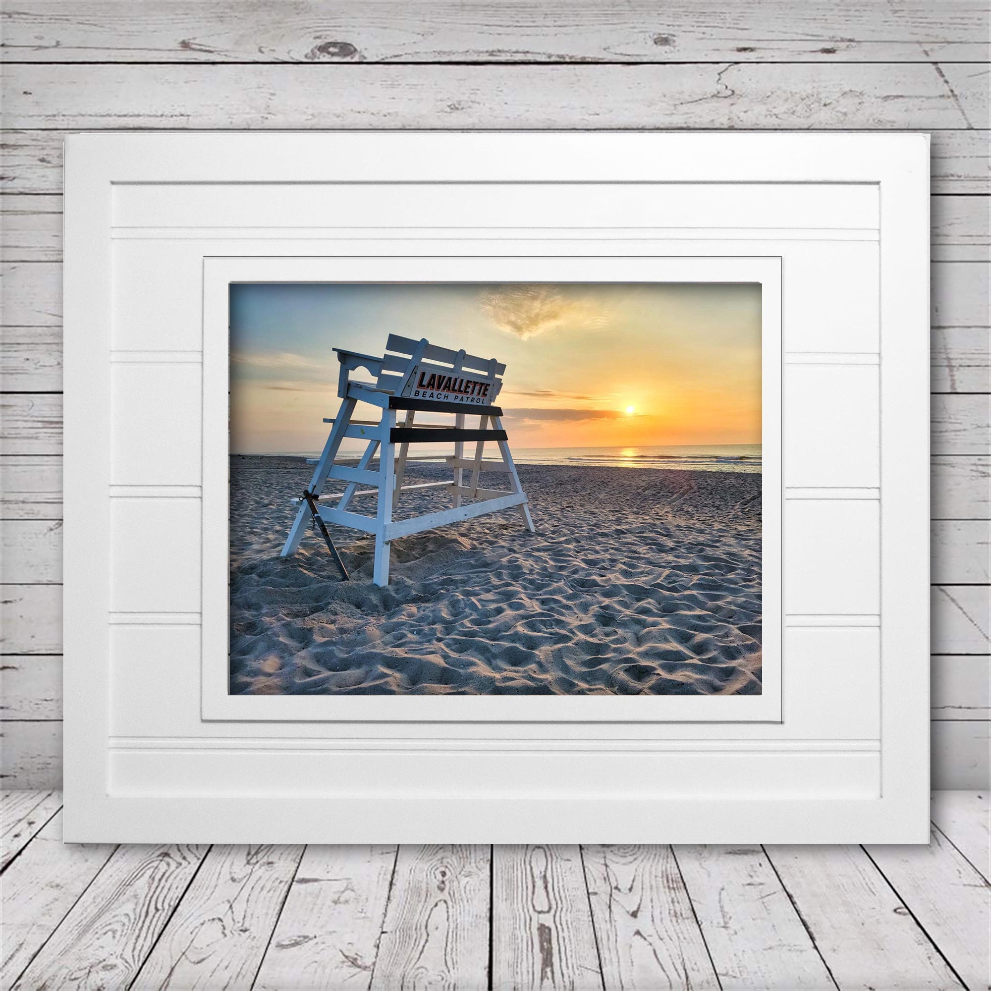 Lavallette Lifeguard June Sunrise II by Richard Pasquarella - Etsy