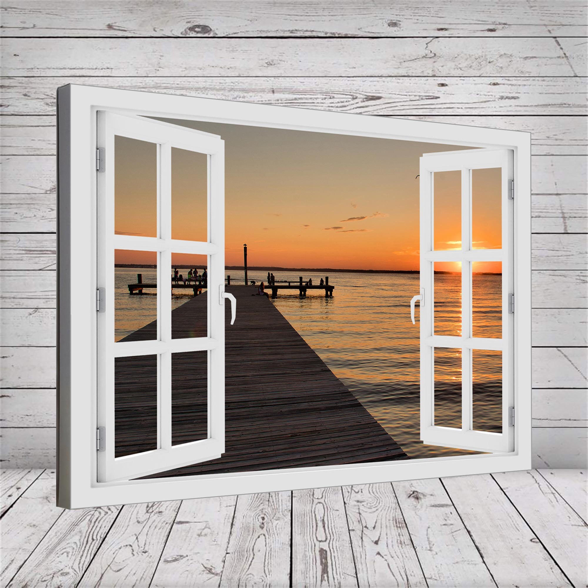 Lavallette Sunset Picture, Beach Home Decor, Lavallette Sunset Bay ...