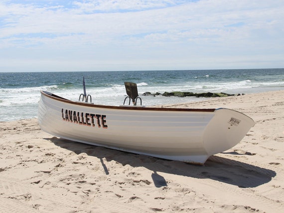 Lavallette Lifeguard Boat Beach Picture Home Decor Beach - Etsy