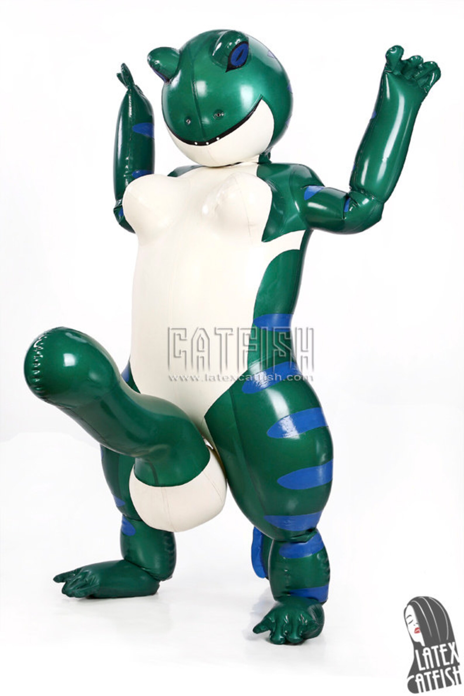 Latex Inflatable Horny Toad Etsy