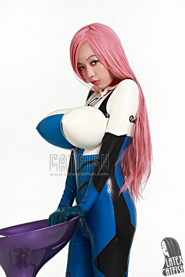 Sexy Japanese Eva Cosplay Women Latex Catsuit Etsy