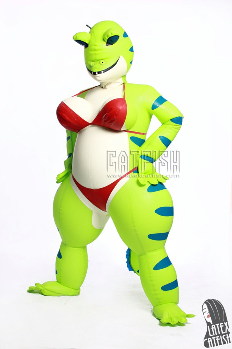 Bikini Lizard Frog Latex Costume Etsy