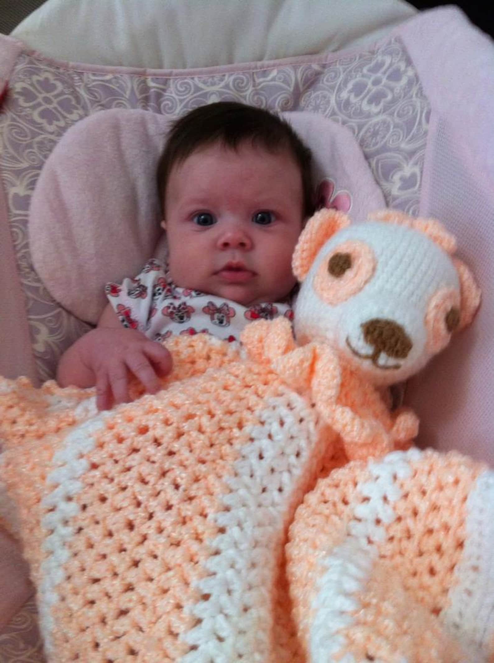 Pastel Panda Crochet Cuddle Blanket, Lovie, Snuggie Instant Download ...