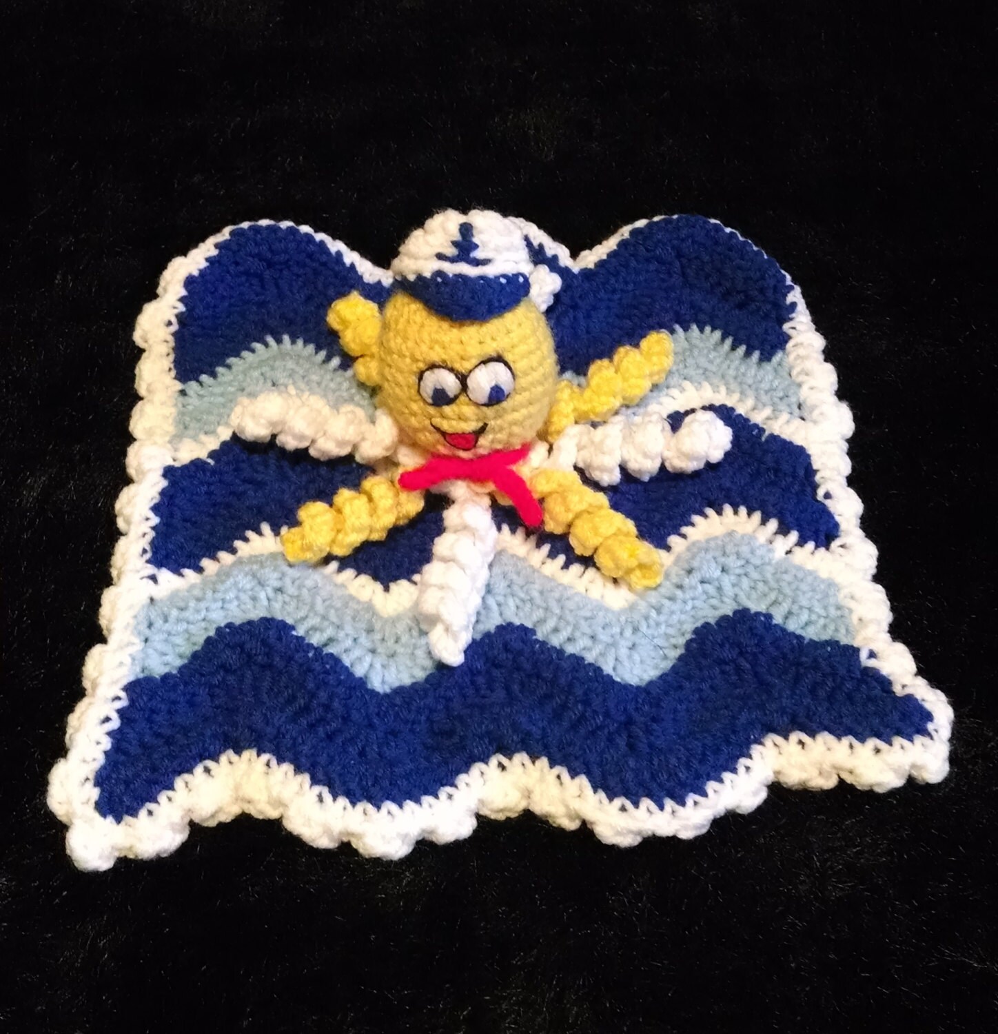 Sailor Octopus Lovey, Cuddle Blanket Instant Download PDF Pattern - Etsy