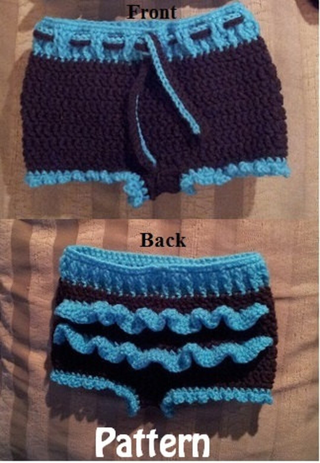 Baby Ruffled Bloomers Soakers Instant Download PDF Pattern - Etsy