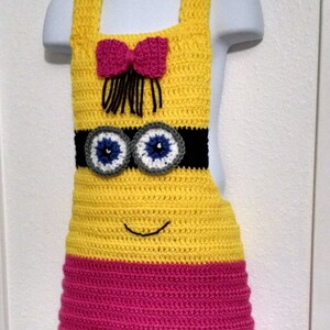 Girl Minion Inspired Children's Apron Instant Download PDF File Pattern ...