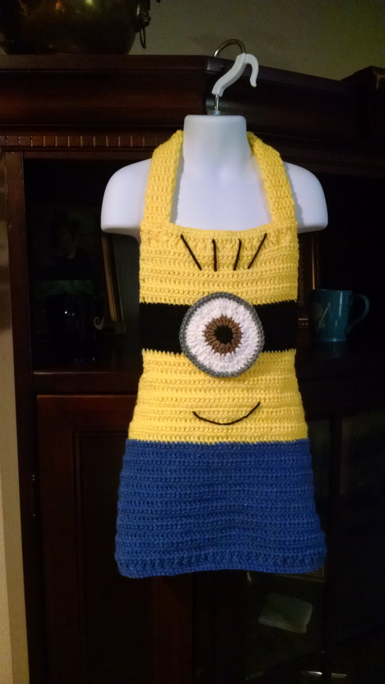 Boy Minion Inspired Children's Apron Instant Download PDF File Pattern ...