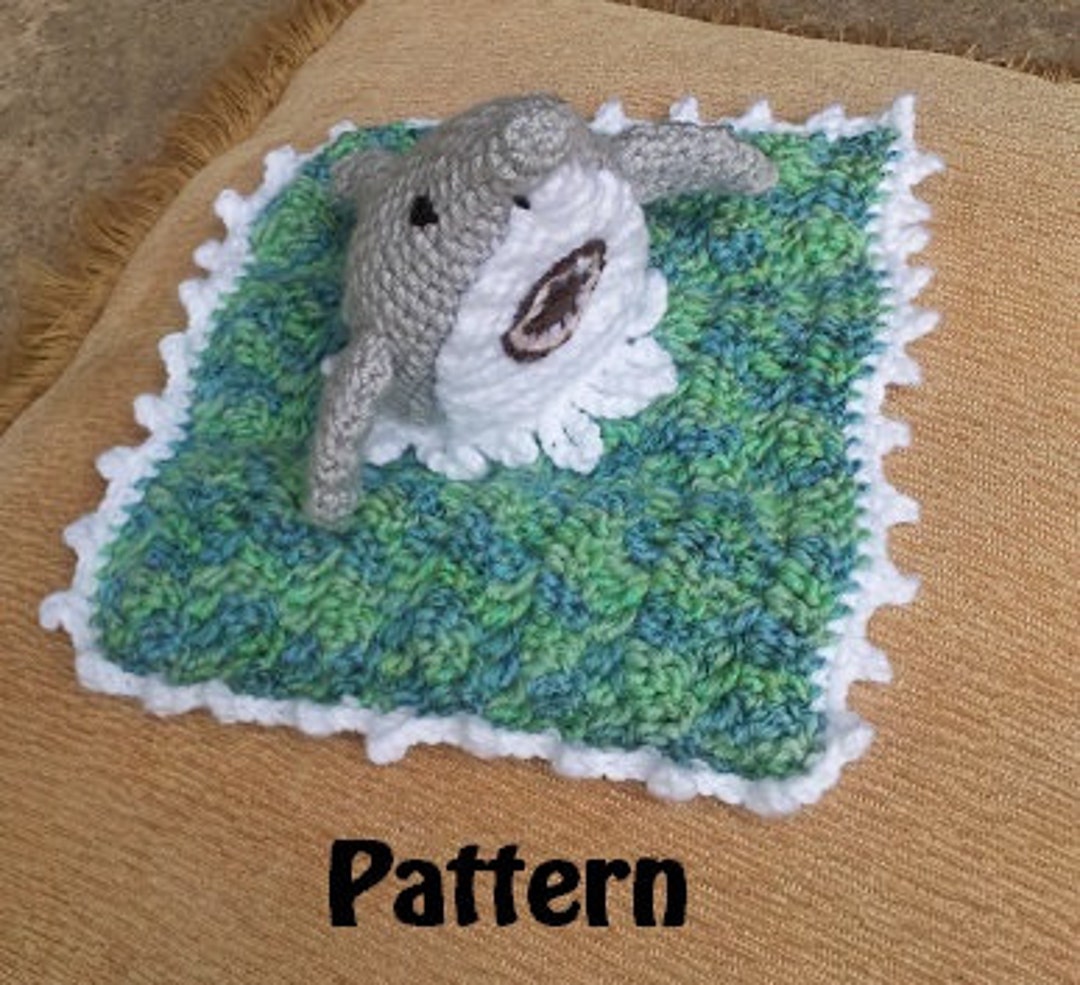 Celebrate Shark Week With a MINI Shark Cuddle Bebe Blanket, Lovey ...