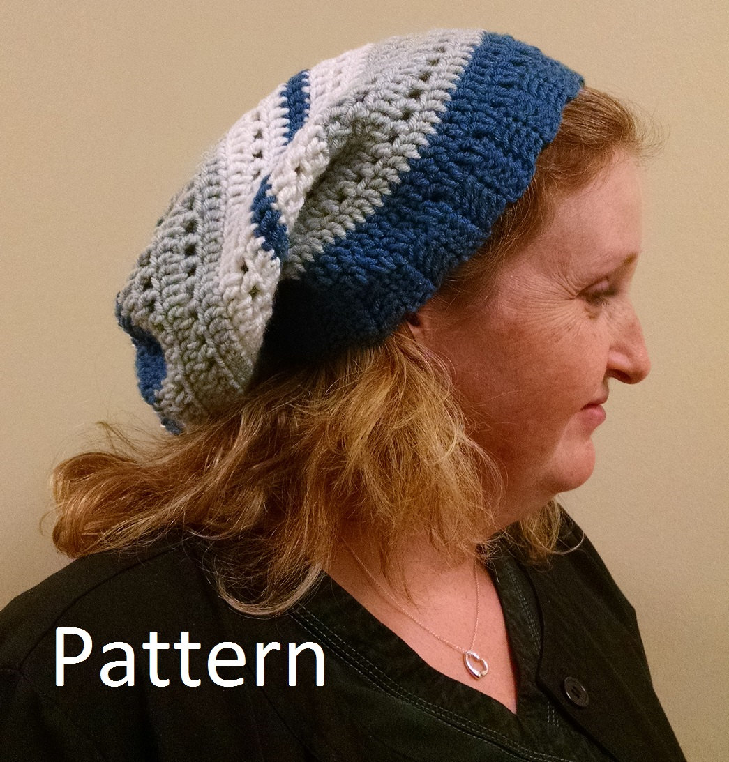 Sports Team Color Slouch Hat Instant Download PDF Pattern - Etsy