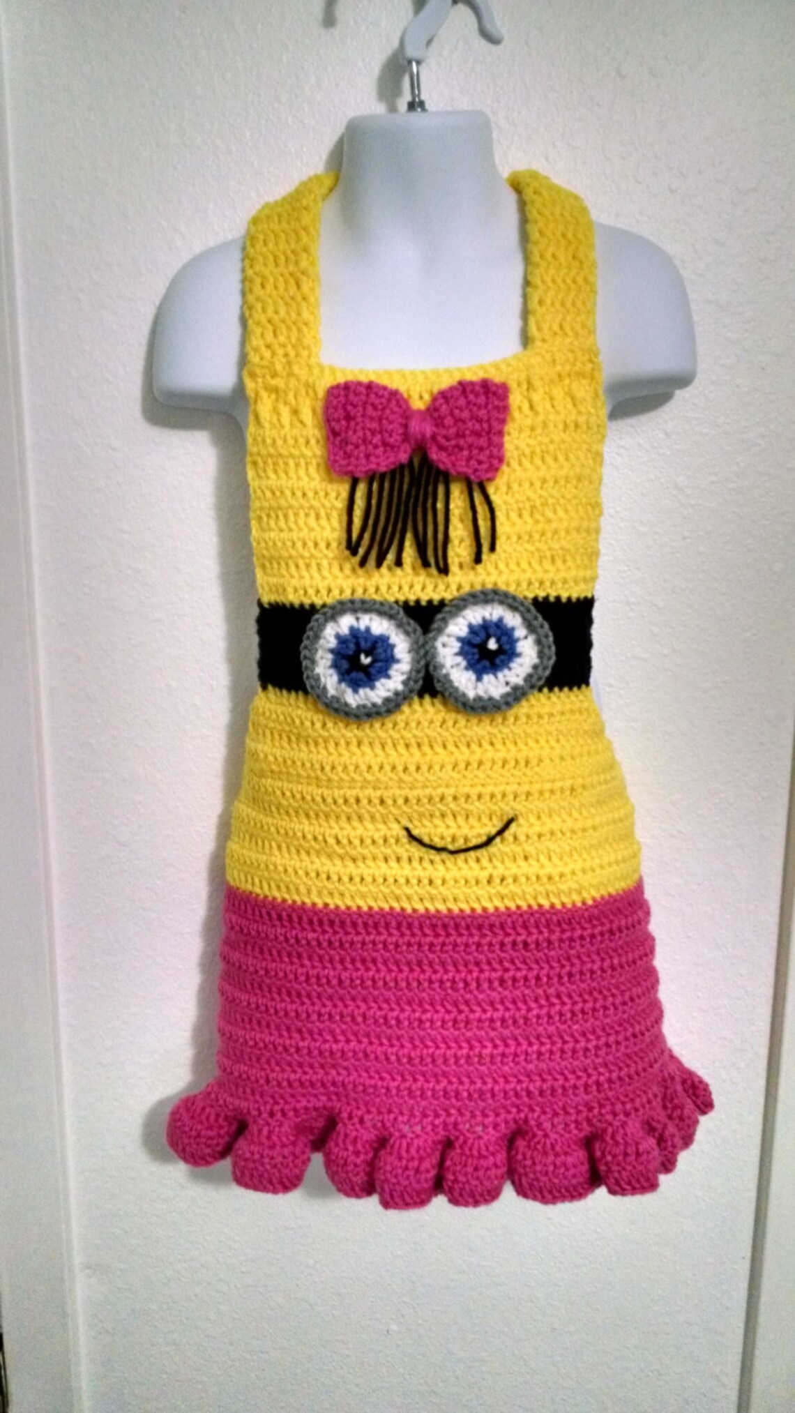 Girl Minion Inspired Children's Apron Instant Download PDF File Pattern ...
