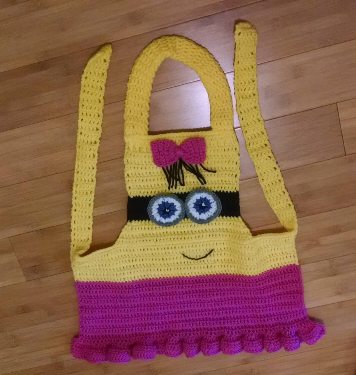 Girl Minion Inspired Children's Apron Instant Download PDF File Pattern ...