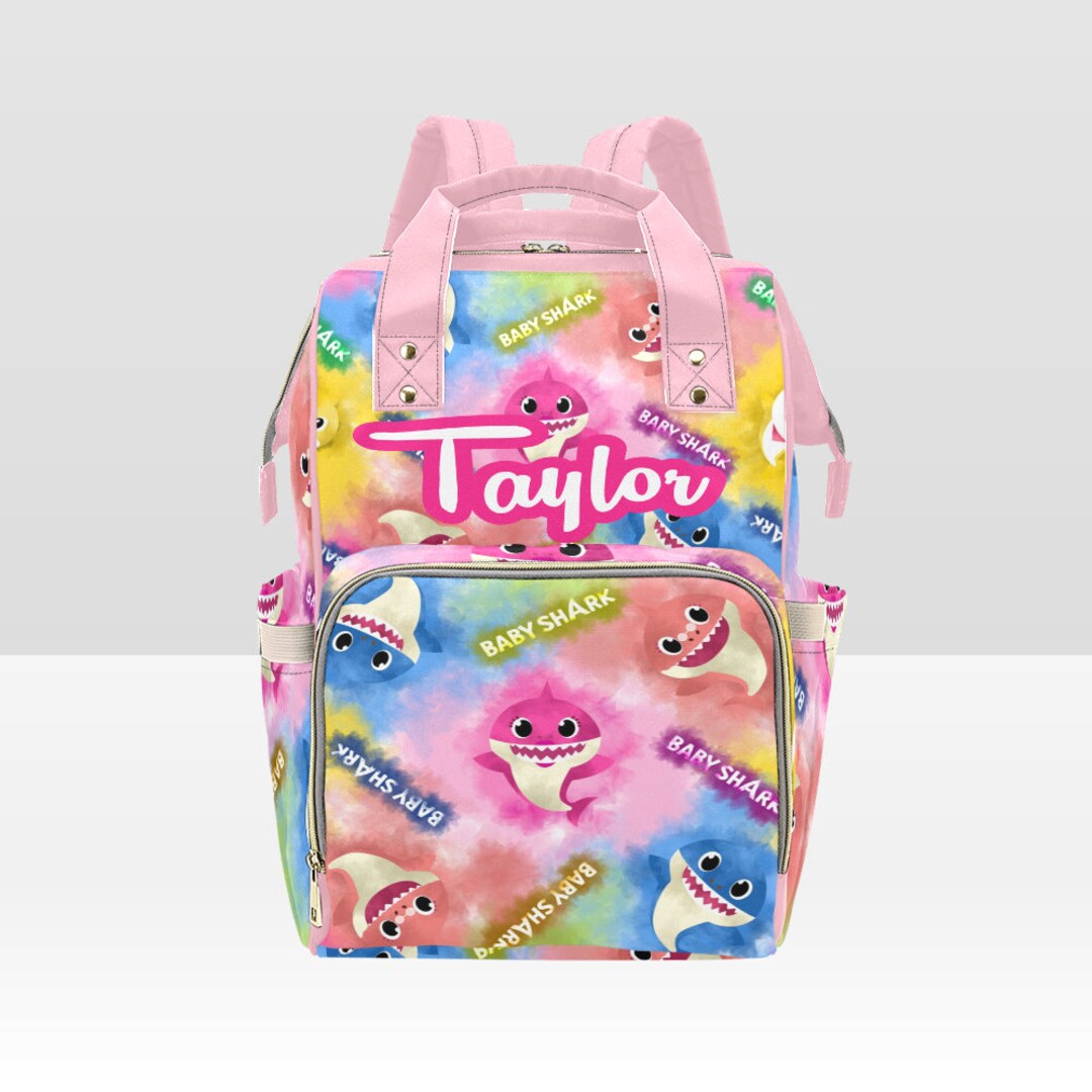Baby Shark DOO DOO Backpack Personalized Diaper Bag Print Baby Shower ...