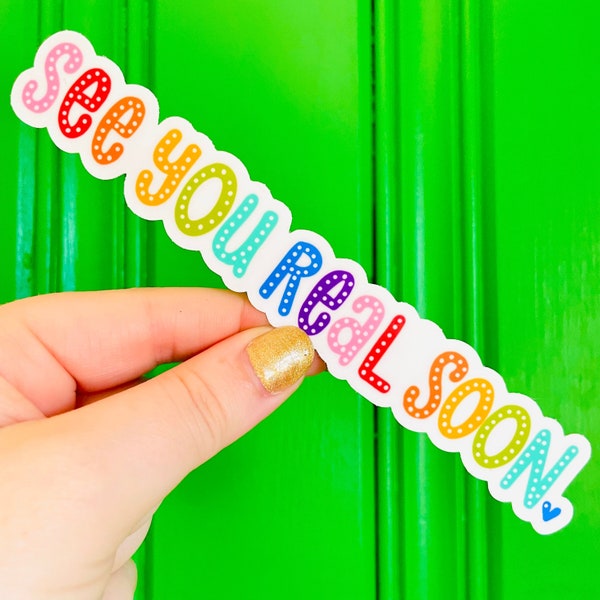 See You Soon Sticker - Etsy