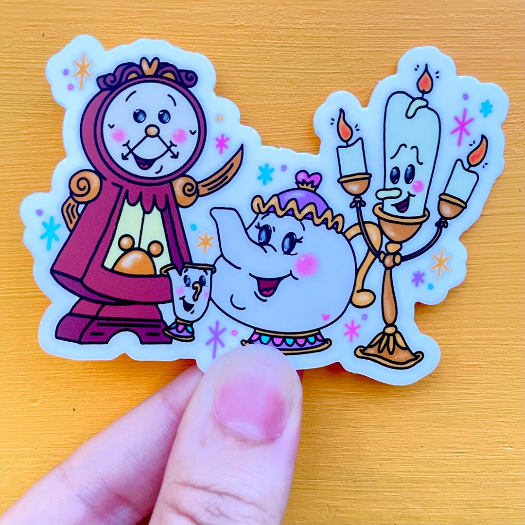 Enchanted Objects Cutie Vinyl Sticker - Etsy