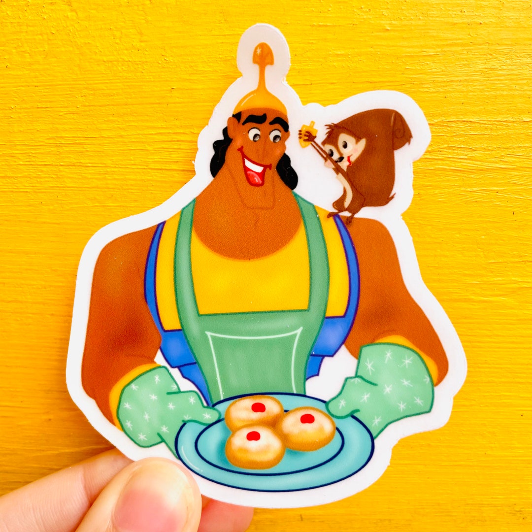 Kronk's Special Sufganyiot Transparent Vinyl Sticker - Etsy