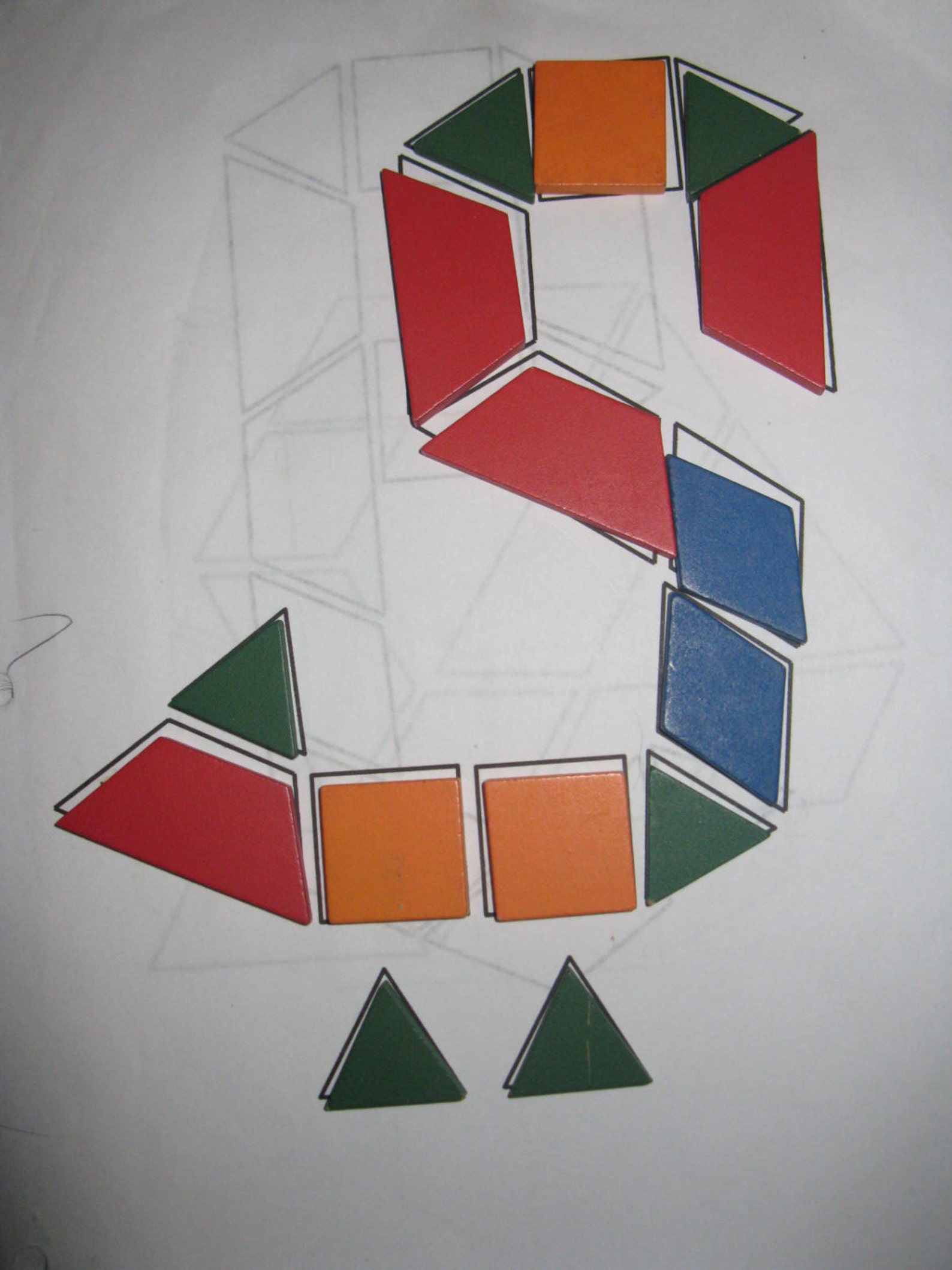 Arabic Alphabets With Pattern Blocks Worksheets- Digital Download - Etsy