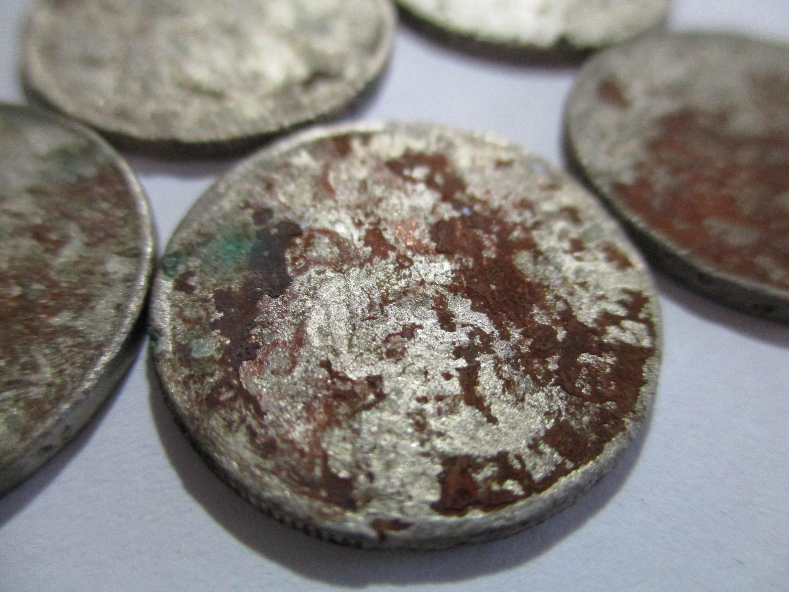 BEACH SEA COINS 5 Old Greek Beach Found Vintage 21 mm 22 mm | Etsy