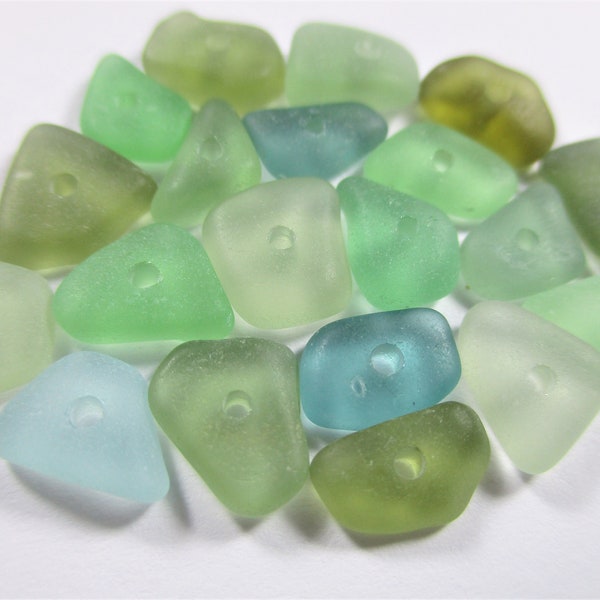Green Tumbled Glass - Etsy