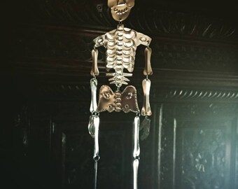 Folk Art Skeleton | Etsy