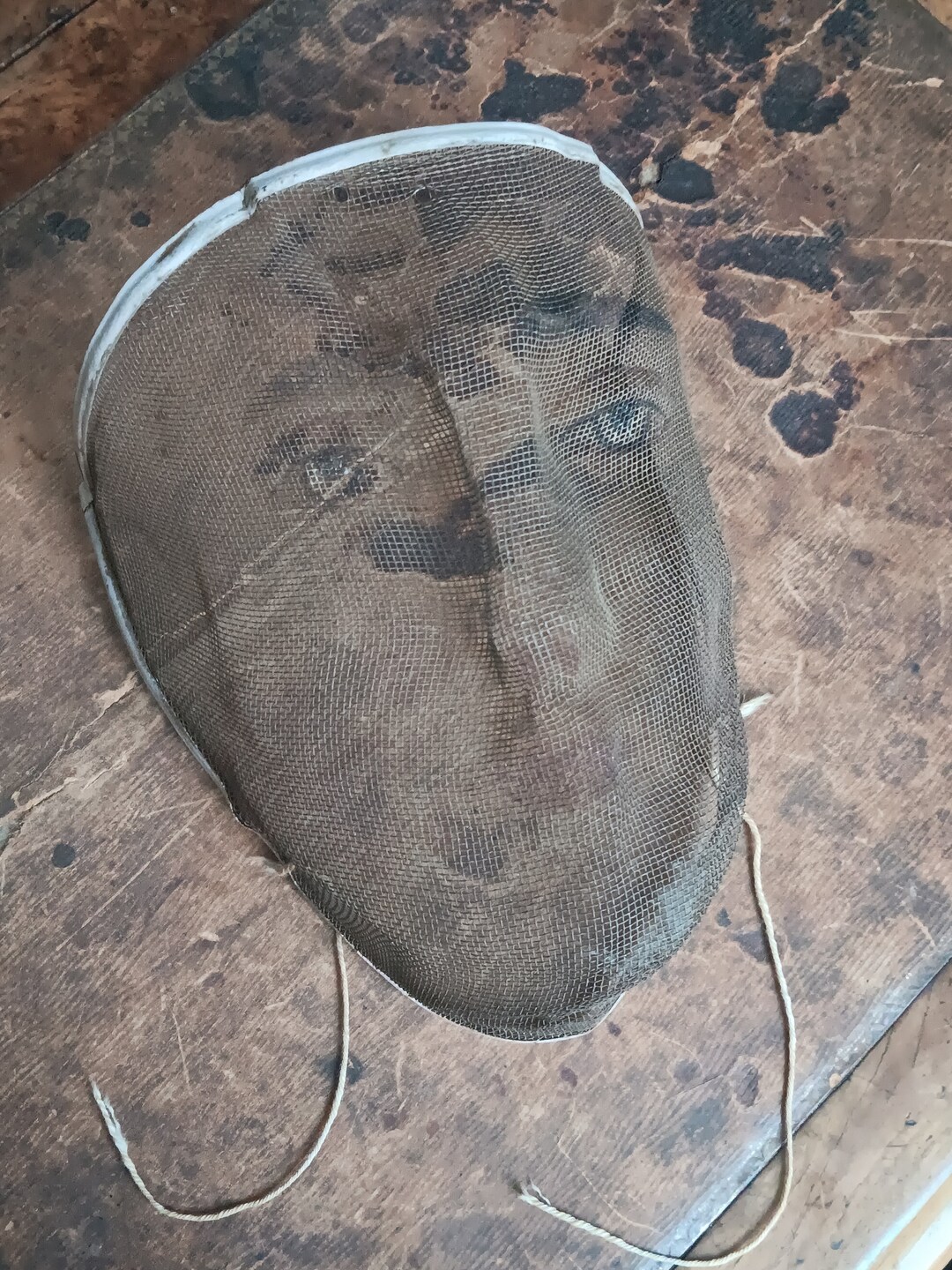 Circa 1900 Odd Fellows Hand Painted Mesh Ceremonial Mask. - Etsy