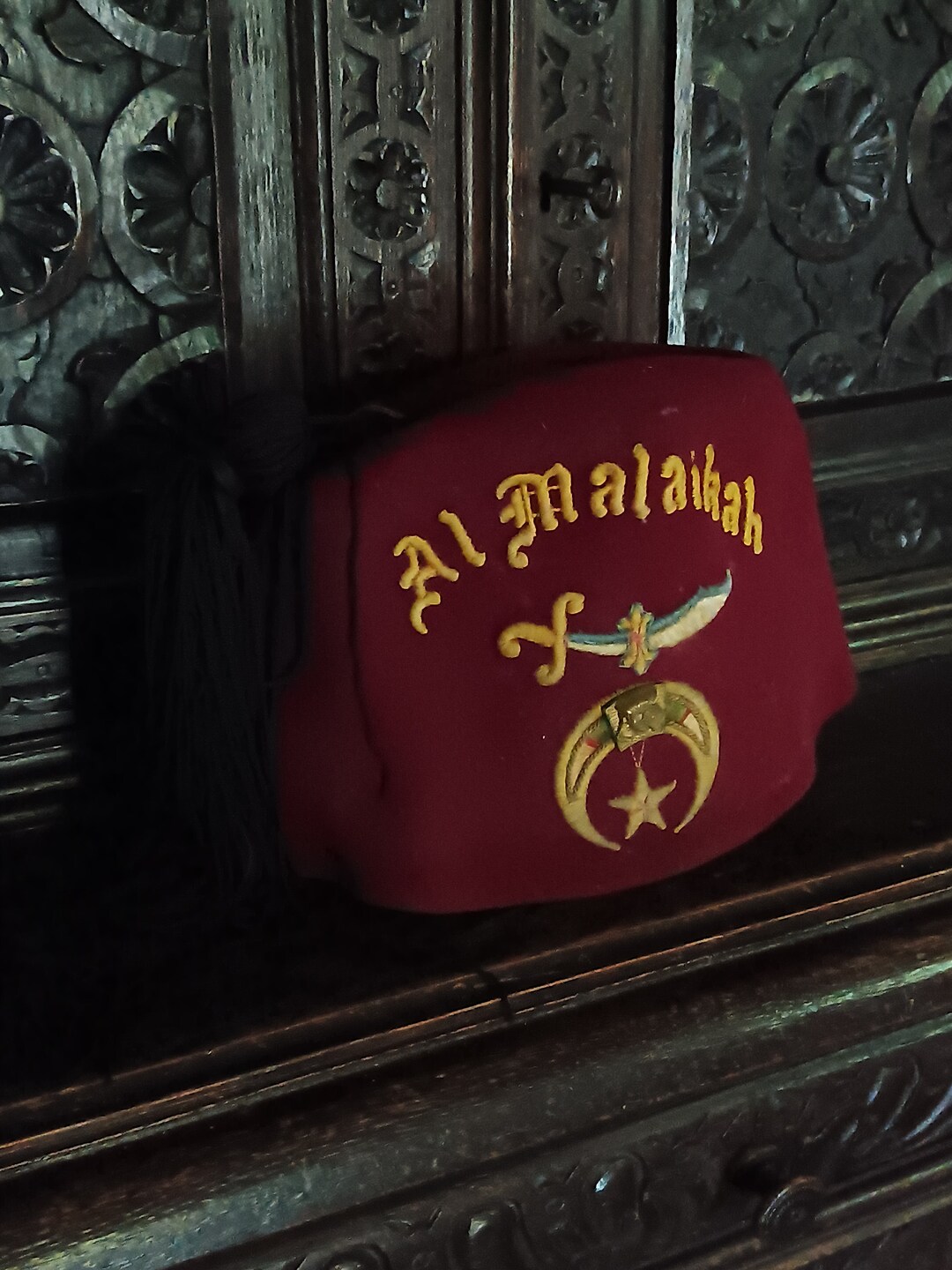 Nice Embroidered Wool Shriner Fez Hat. - Etsy