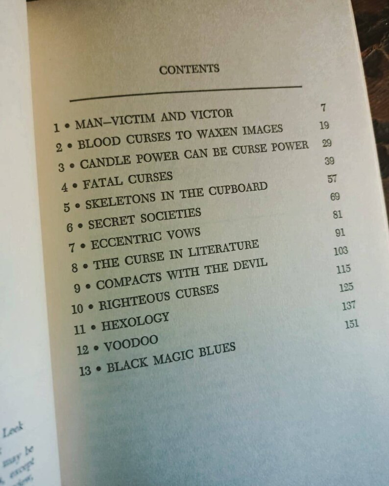Sybil Leek's Book of Curses 1975 1st Edition Hardcover - Etsy