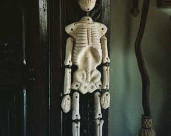 Folk Art Skeleton | Etsy