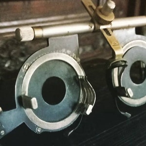 Antique Optometrist's Glasses for Fitting Prescription Eyewear. Early ...