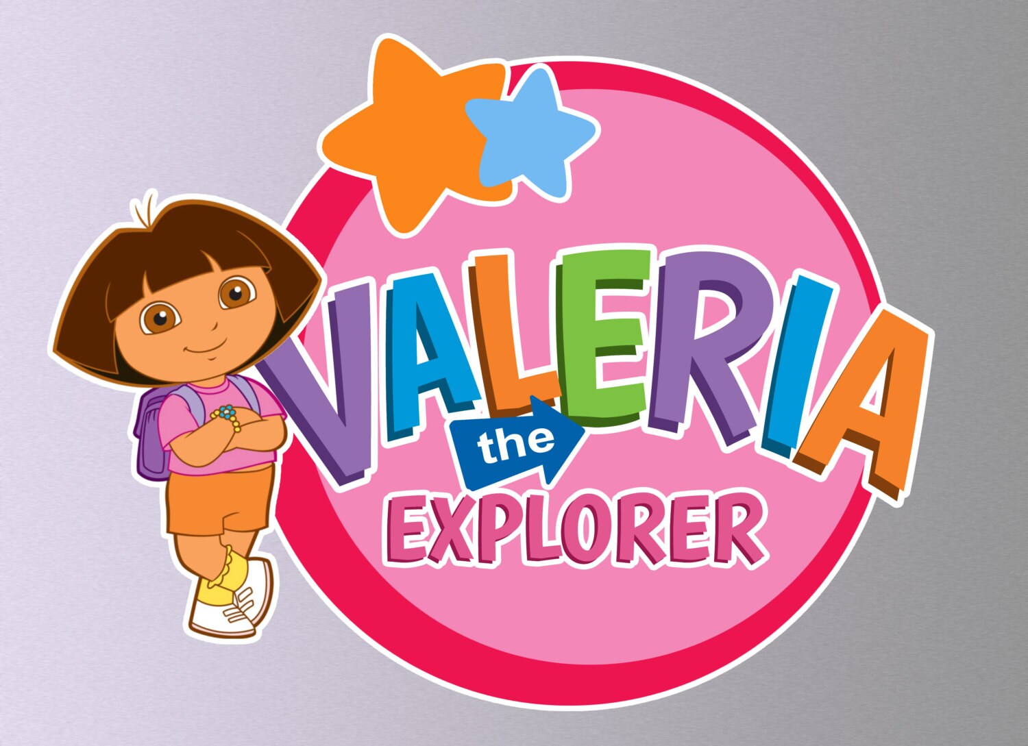 N03 your name as DORA the EXPLORER | Etsy