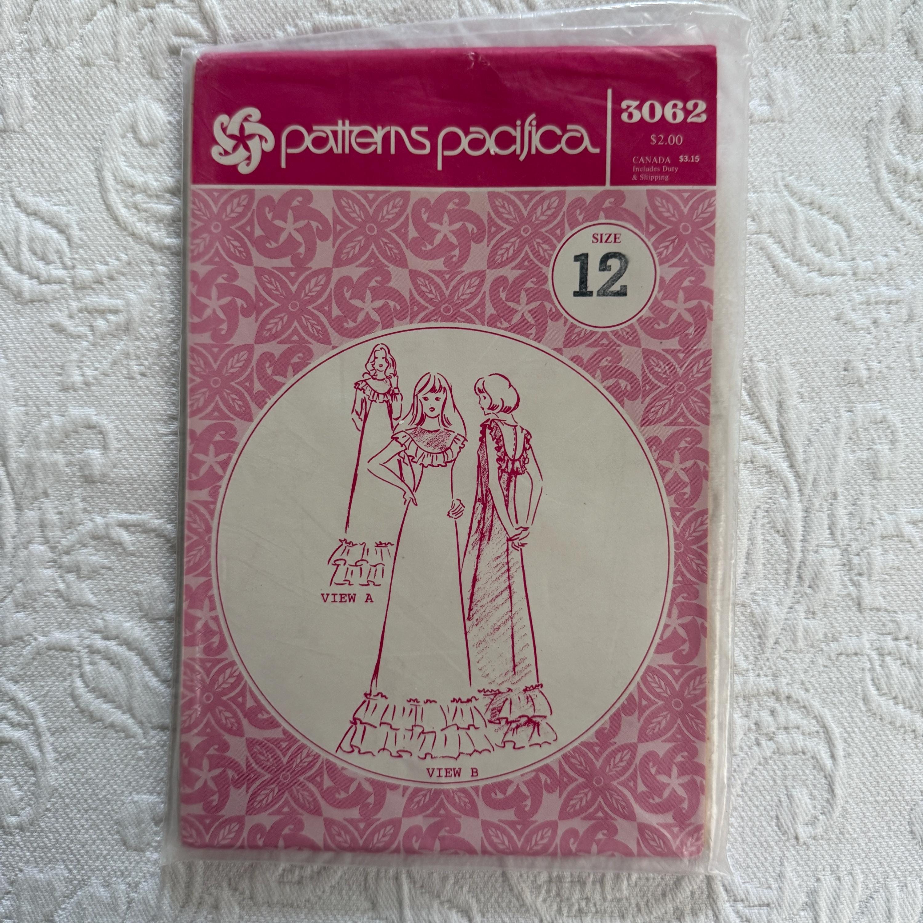 Patterns Pacifica Vintage 1970s Dress Pattern 3062 - Etsy