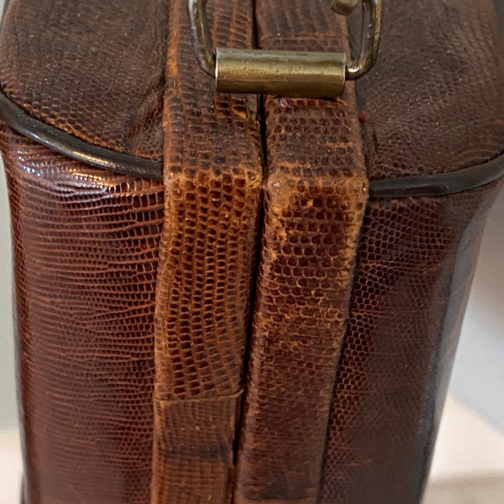 Tegu Lizard Box Purse/Shoulder Bag Fabulous! - Gem