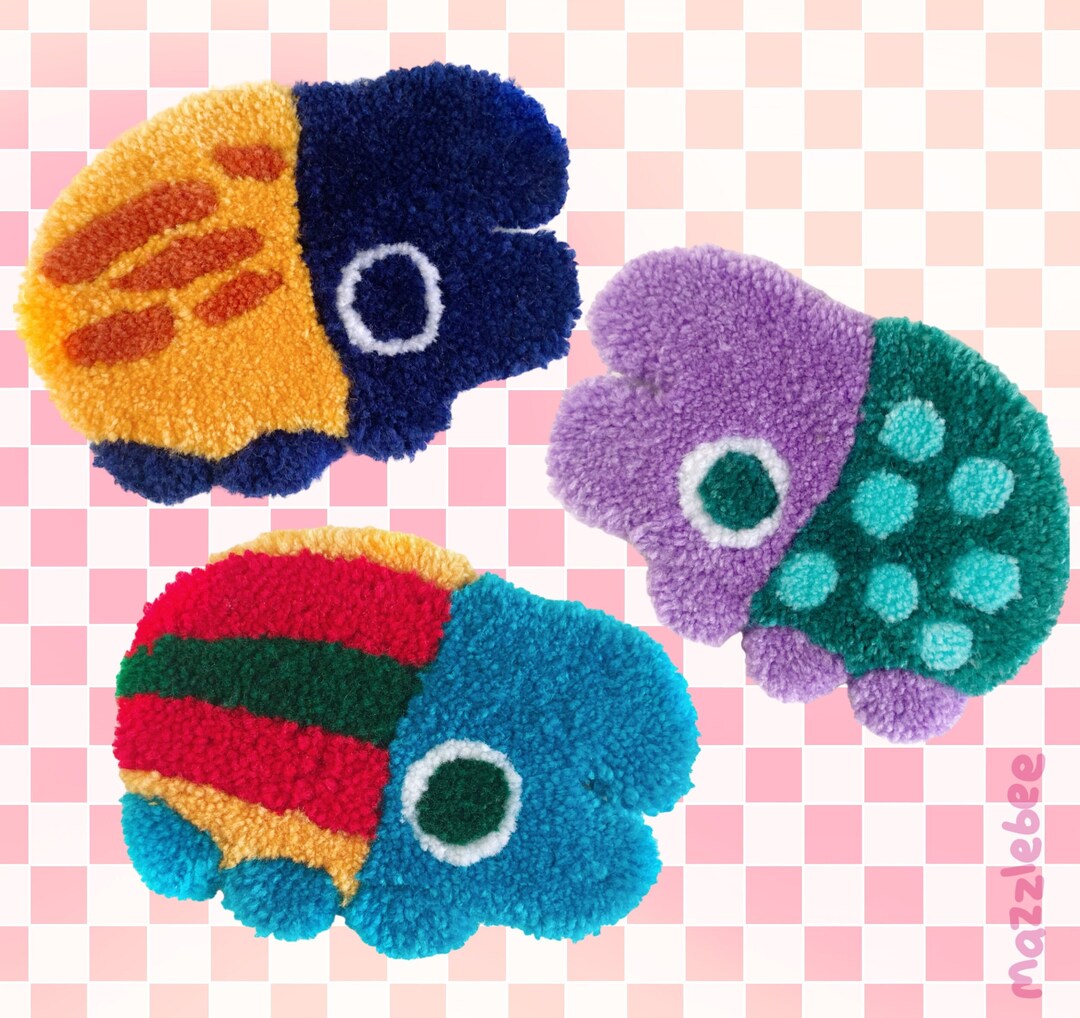 Needle Punch Beetles Decor Cute Kawaii Bugs Insects Gift Yarn Tufted - Etsy