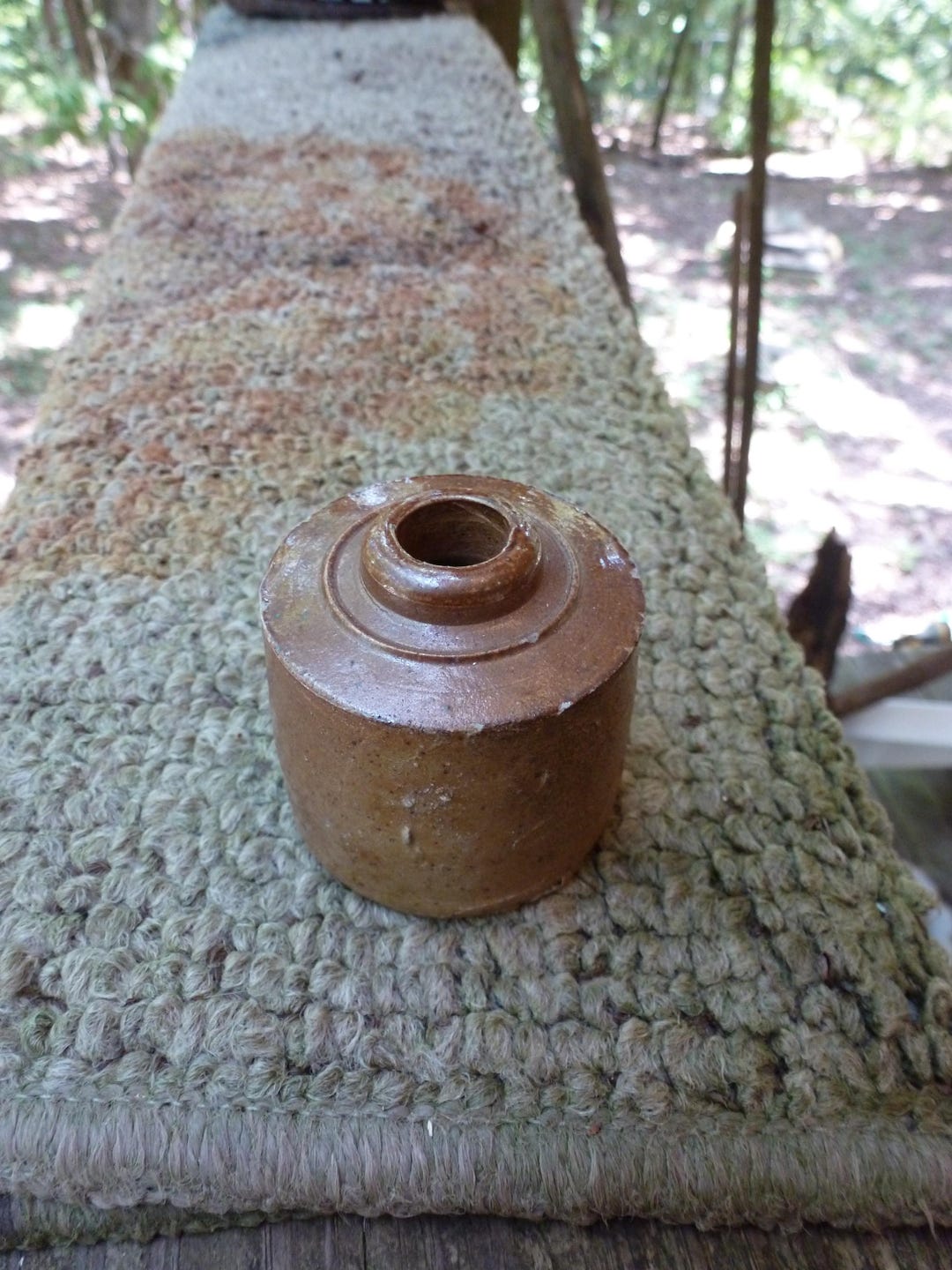 POTTERY INK Bottle-small-round-ring Lip-civil War Period-1850s/60s - Etsy