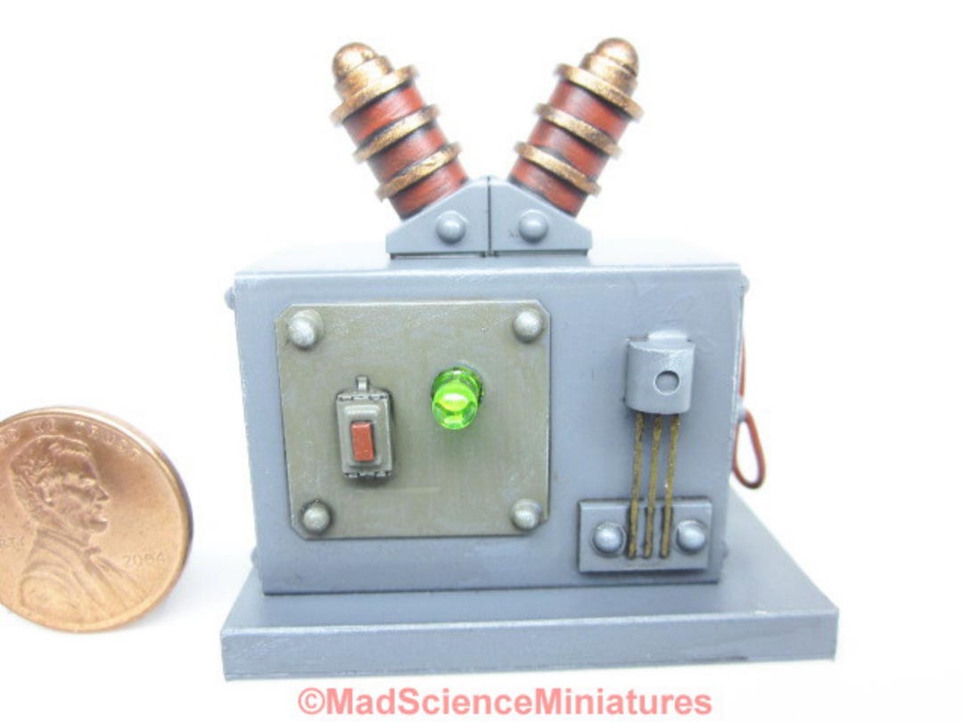 Miniature Laboratory 1:12 Gravity Distorter Device D380 Mad Doctor ...