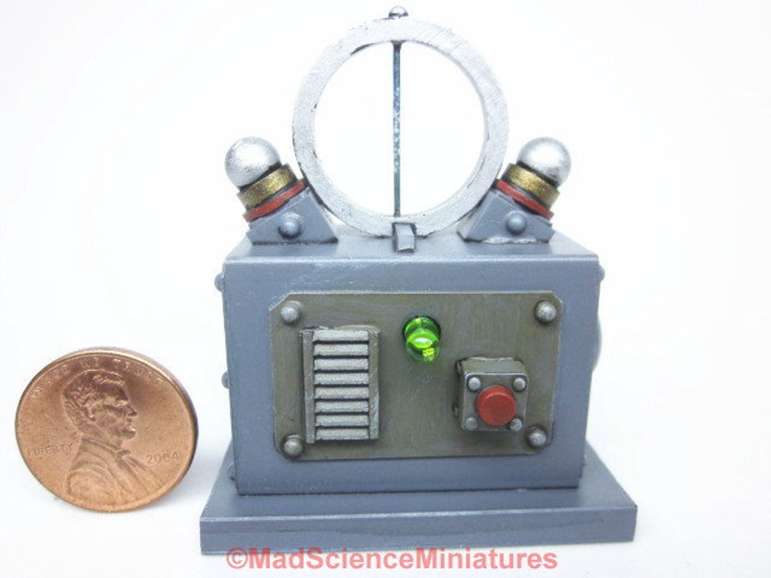 Dollhouse Miniature Mad Doctor Frankenstein Laboratory Dark Wave ...