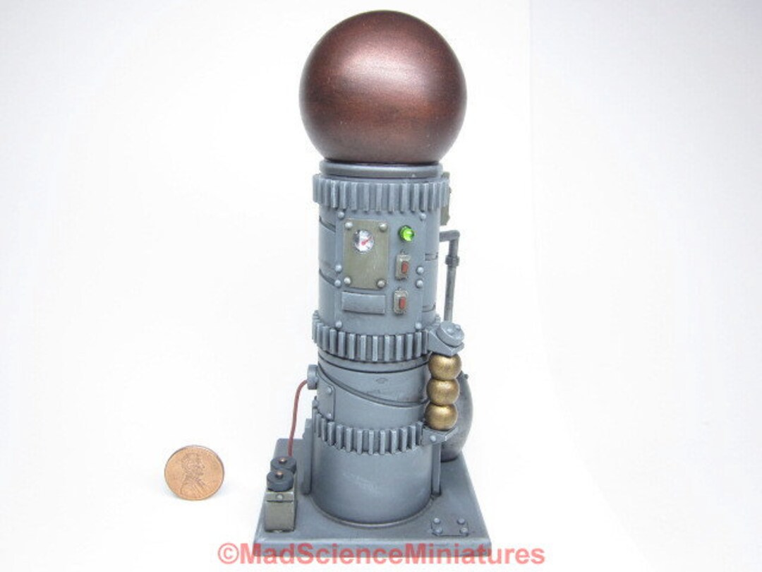 Dollhouse Miniature Frankenstein Laboratory Meson Reactor D344 Mad ...