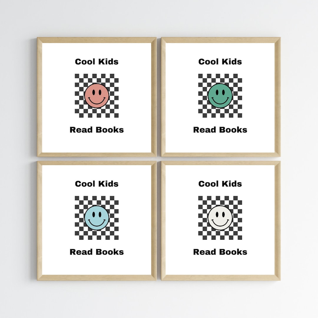 Cool Kids Read Books Sign. Cool Kids Read. Digital Download. Reading ...