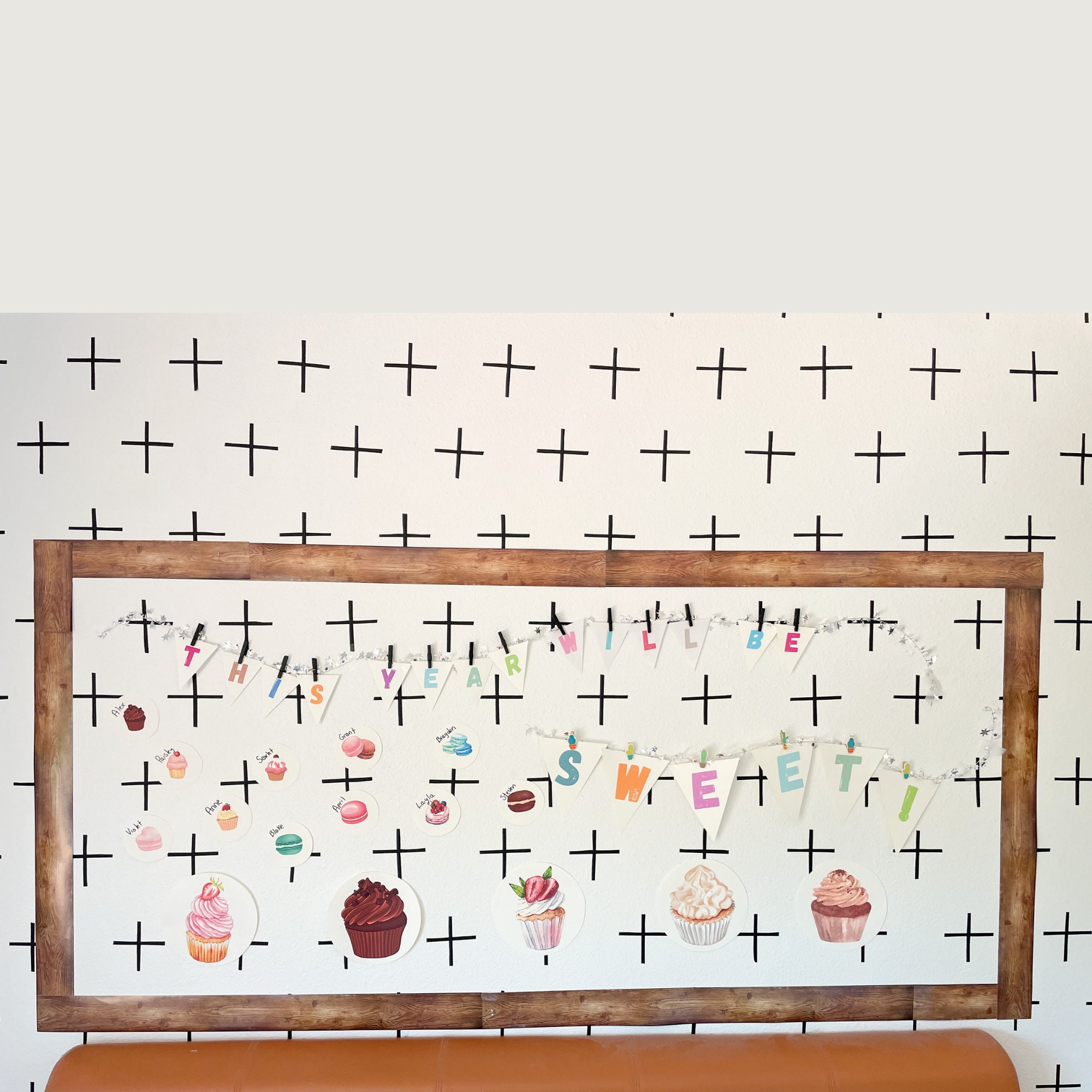 Printable Teacher Bulletin Board Display Kit. School is Sweet. This ...