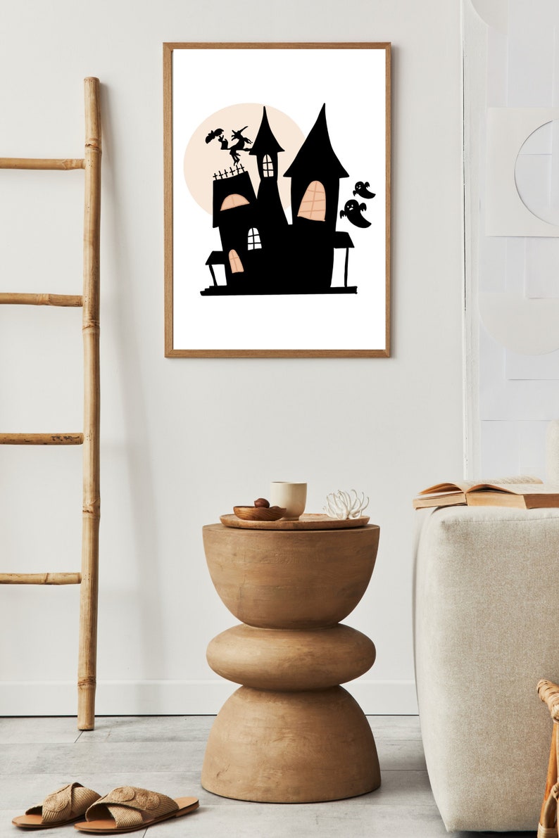 Ghost Print. Spooky Halloween Digital Art. Halloween Art - Etsy