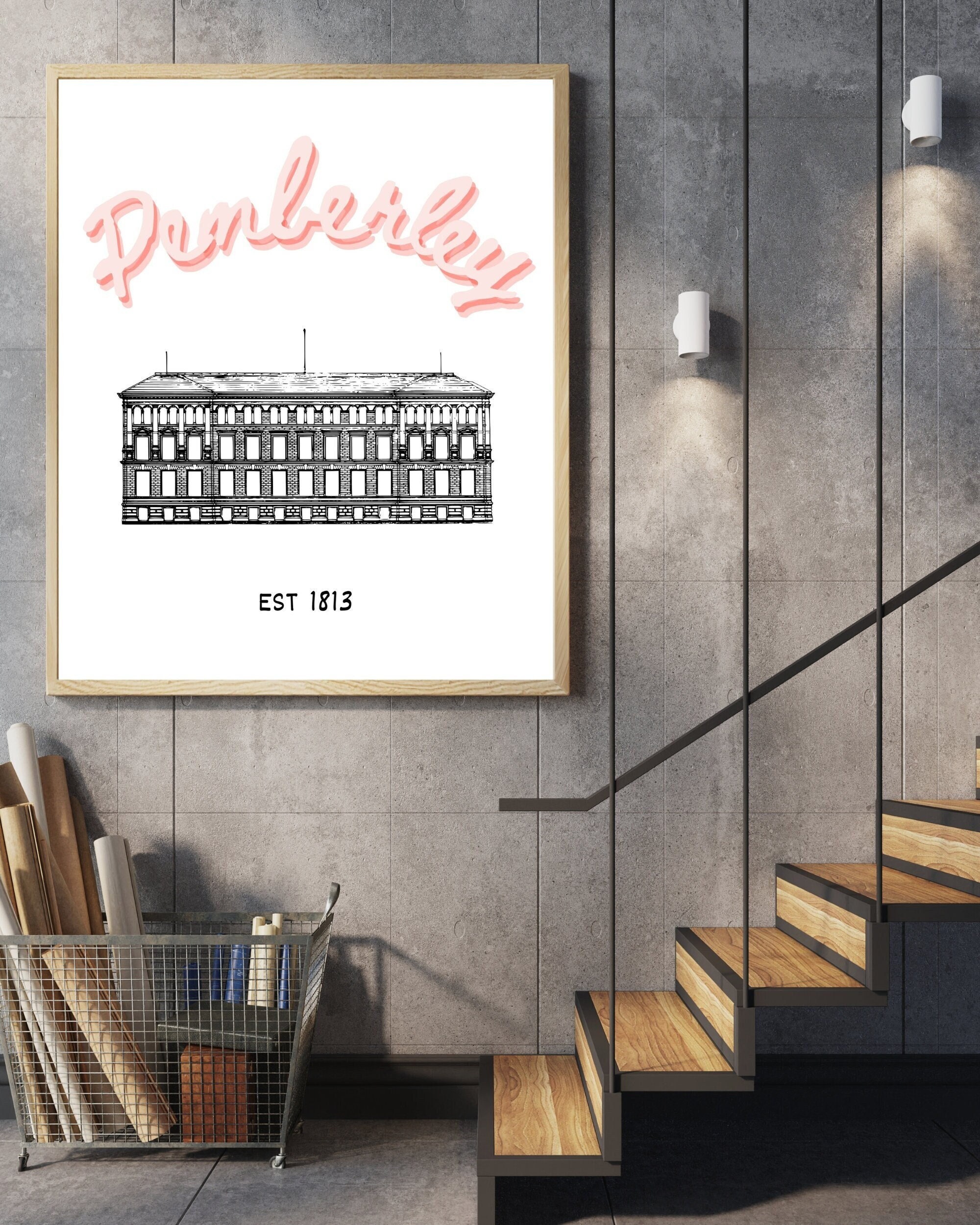 Pride & Prejudice Print Download, Jane Austen Art. Pemberley Art Print ...