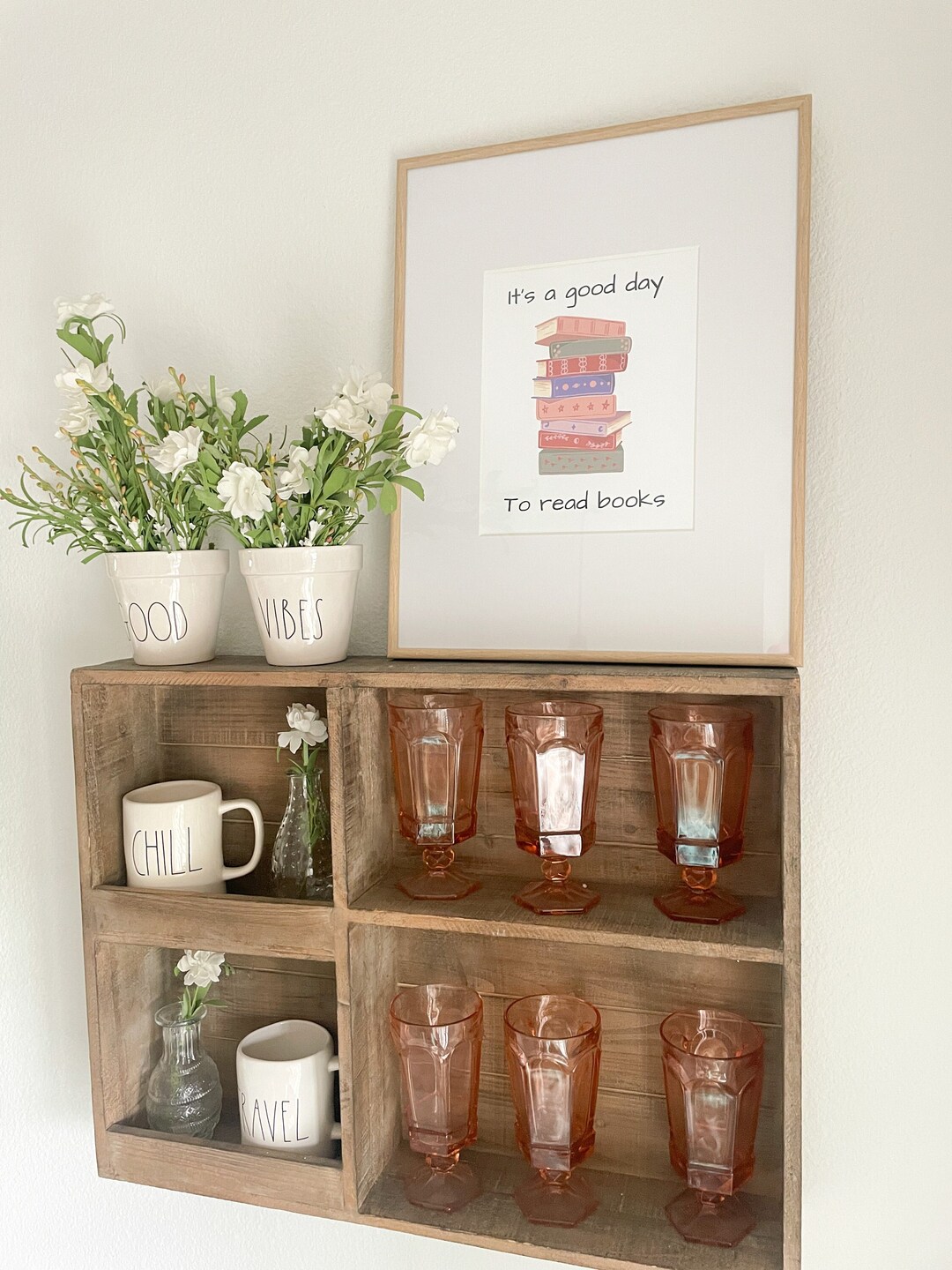 Its a Good Day to Read Print Download, Kids Reading Book, Playroom Wall ...