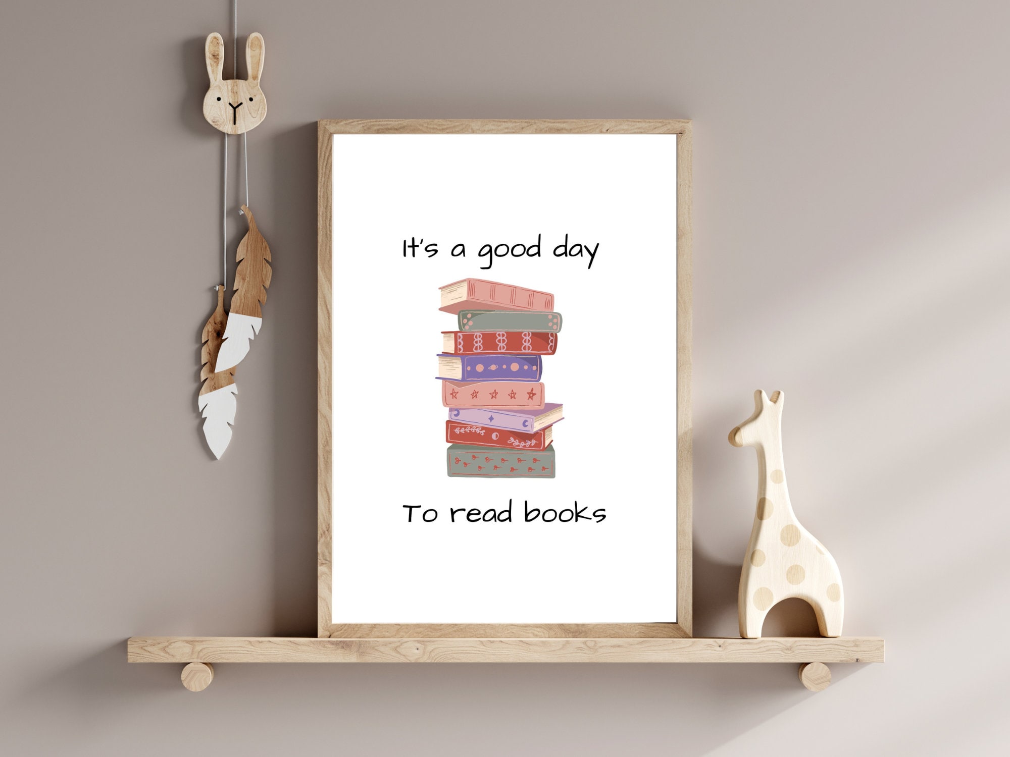 Its a Good Day to Read Print Download, Kids Reading Book, Playroom Wall ...