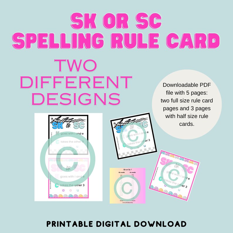 TCH Spelling RULE CARD. Structured Literacy Spelling Rules. Orton ...