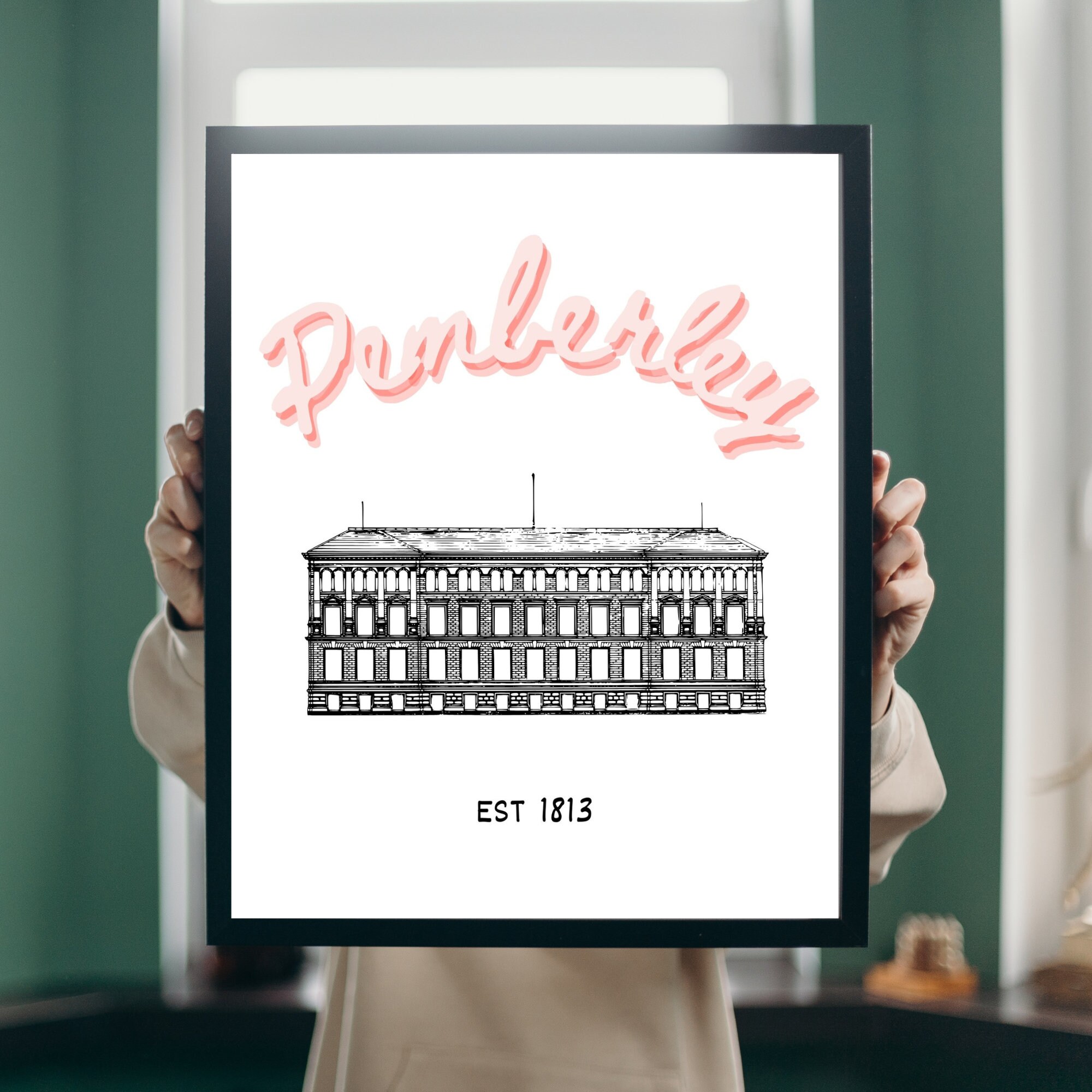 Book Stack Print Download, Vintage Book Shelves Art. Book Stack Print ...