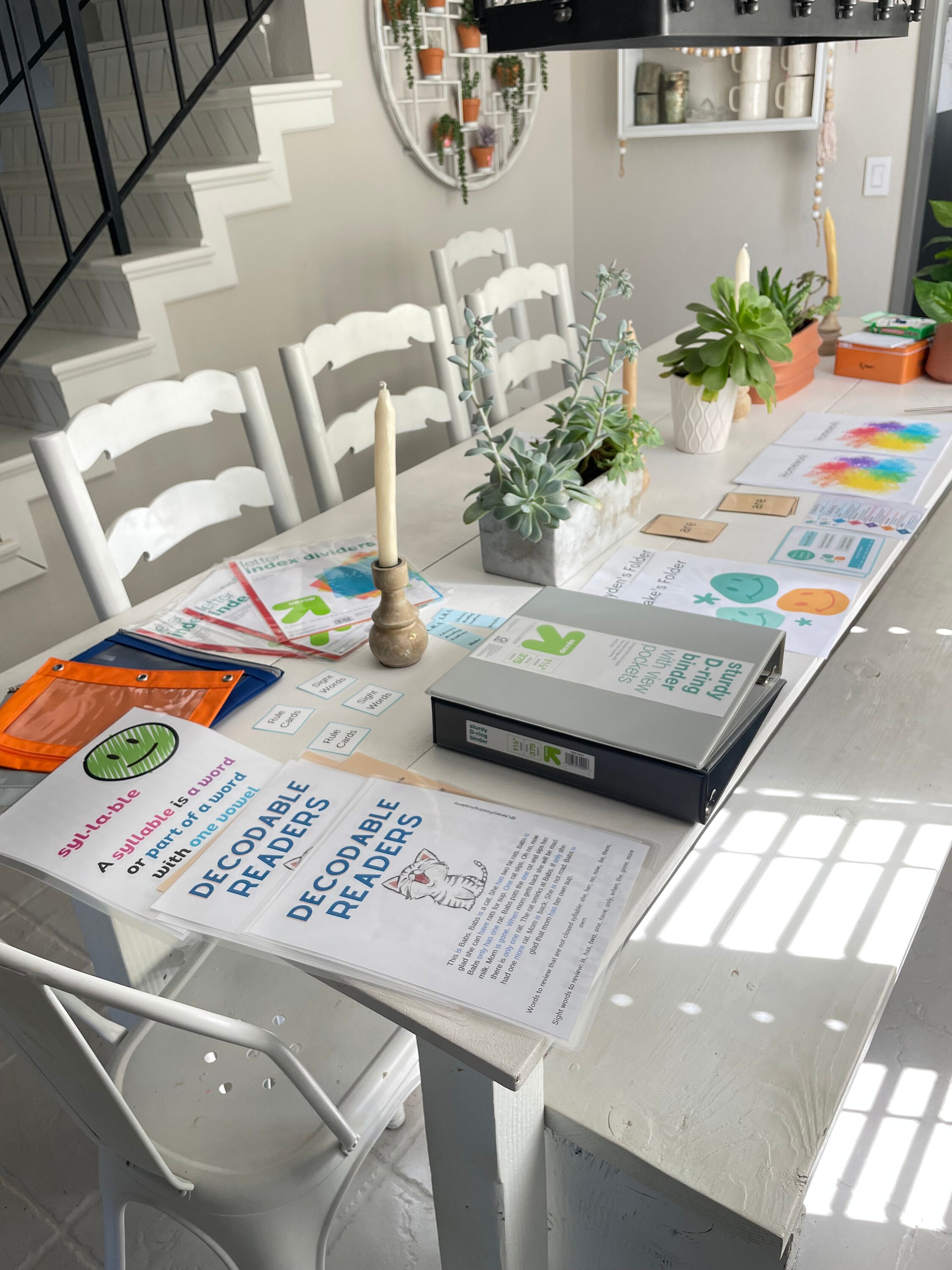 Orton Gillingham Binder Pages. Printable Personalized Binder. Dyslexia ...