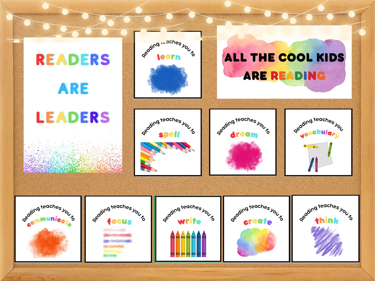 Printable Teacher Bulletin Board Display Kit Digital Download